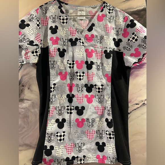 Disney | Tops | Disney Mickey Mouse Scrub Top | Poshmark